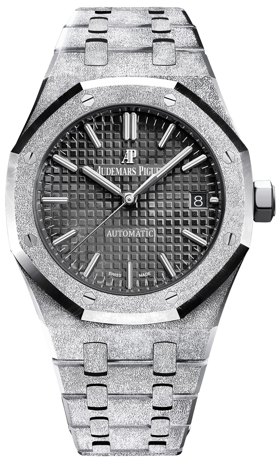 Audemars Piguet Pre-owned Audemars Piguet Royal Oak Frosted Gold Black ...