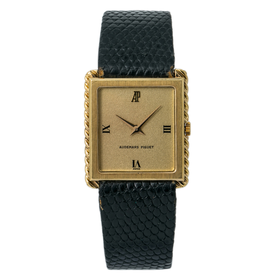 Audemars Piguet Pre-owned Audemars Piguet Square Champagne Dial Men's ...