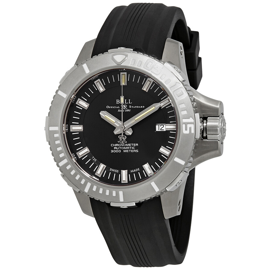 Ball Pre-owned Ball DeepQUEST Automatic Chronometer Black Dial Men's ...