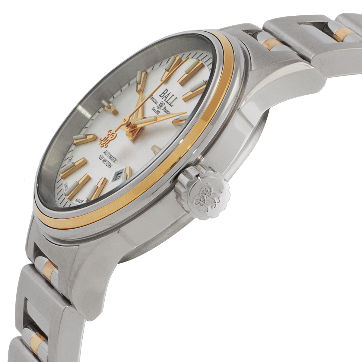 Ball Pre-owned Ball Fireman Automatic Silver Dial Ladies Watch NL2110C ...