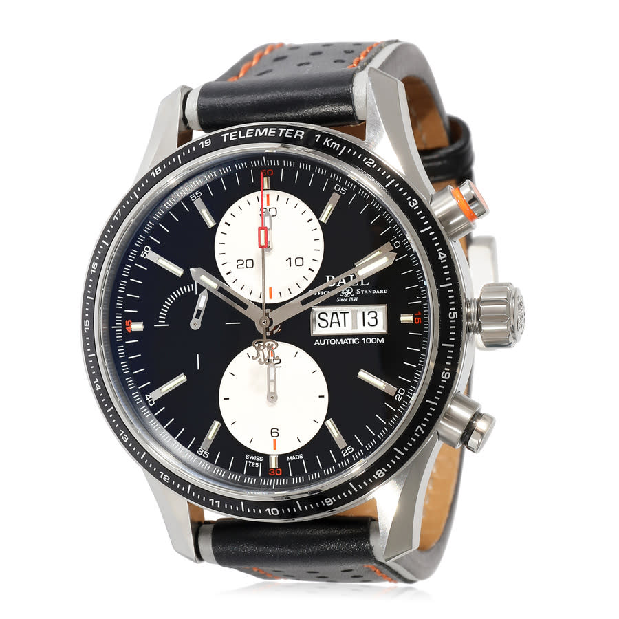 Ball Pre-owned Ball Fireman Storm Chaser Chronograph Automatic Black ...
