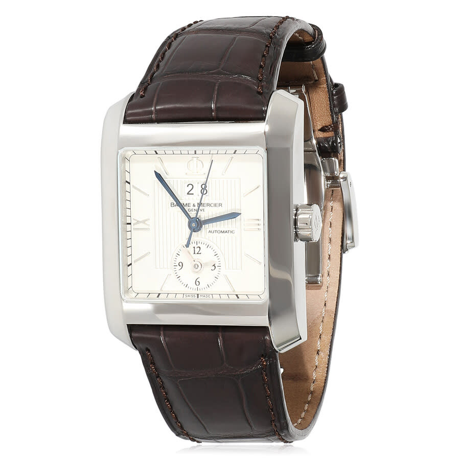 Baume Et Mercier Pre-owned Baume et Mercier Hampton Automatic Silver ...