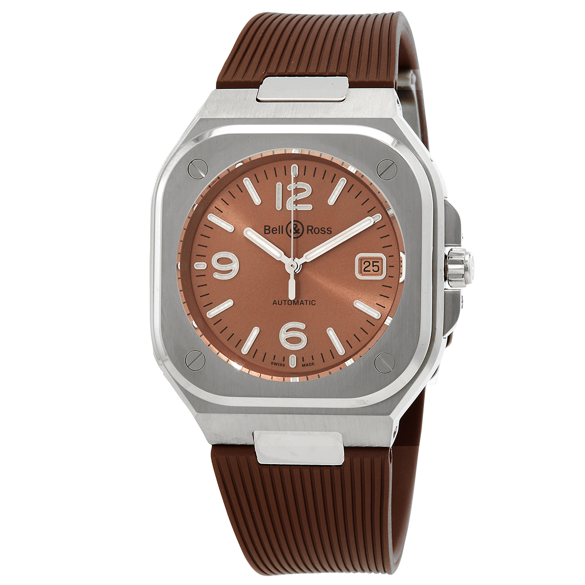 Bell And Ross Pre-owned Bell and Ross Br 05 Brown Dial Men's Watch ...