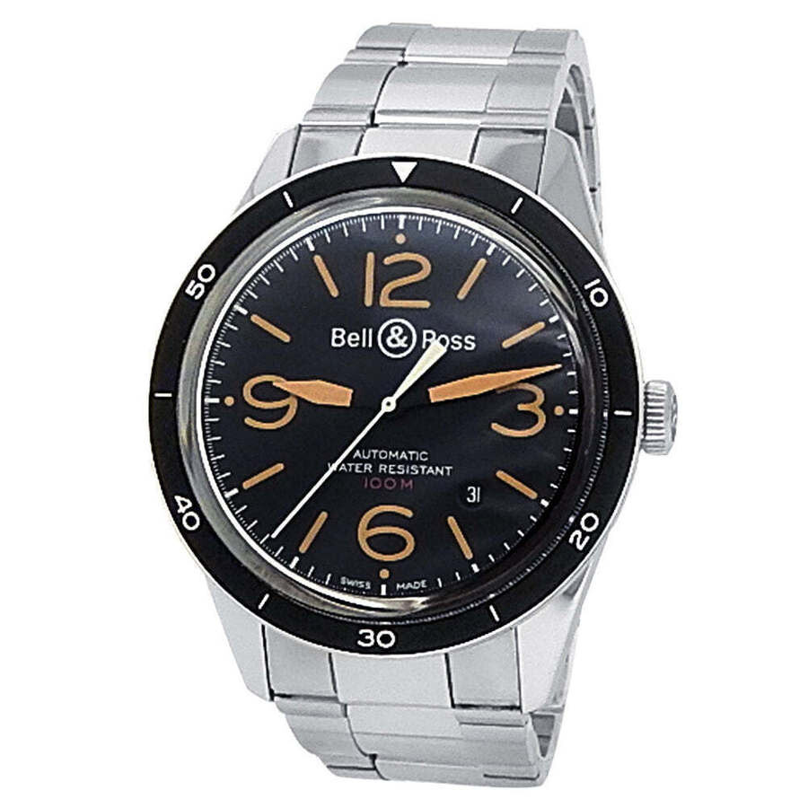 Bell And Ross Pre-owned Bell and Ross Sport Heritage Automatic Black ...