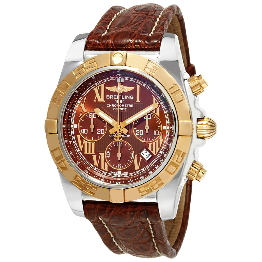 Breitling Pre-owned Breitling Chronomat 44 Chronograph Automatic Amber ...