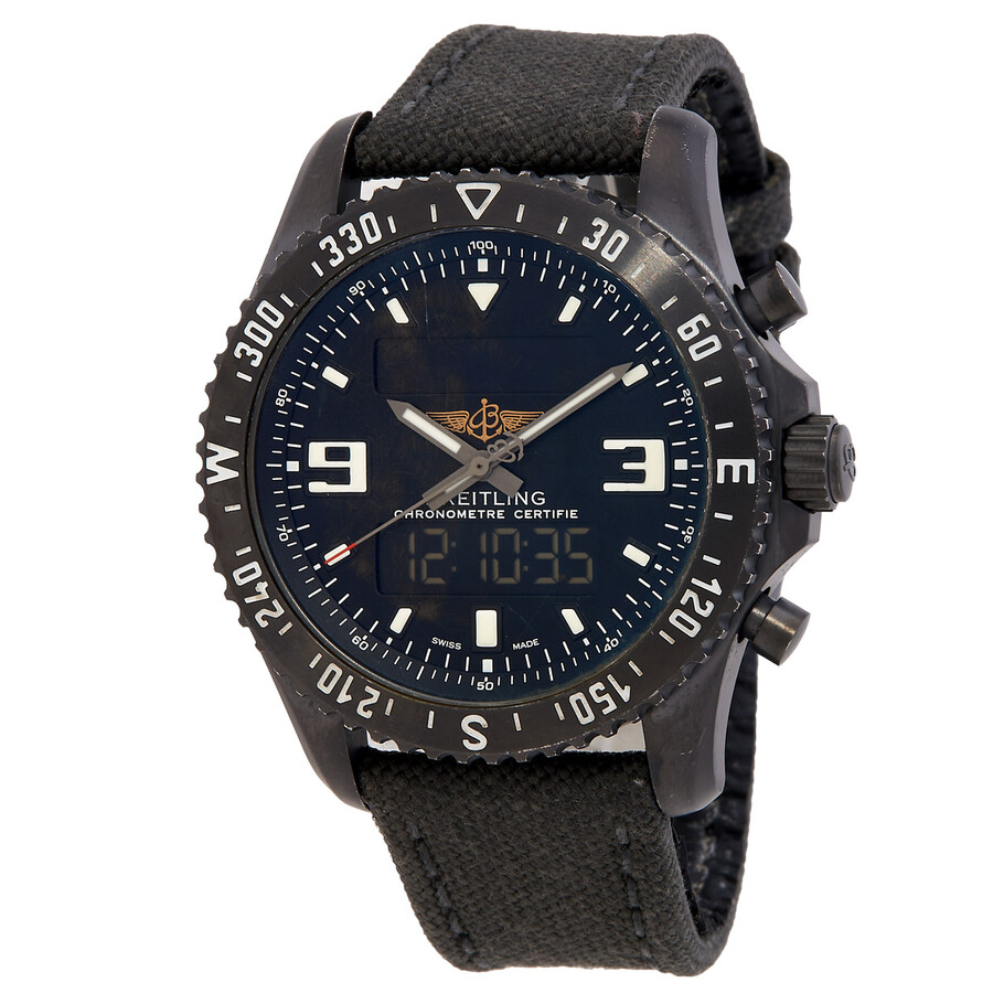 Breitling Pre-owned Breitling Chronospace Military Perpetual Calander ...