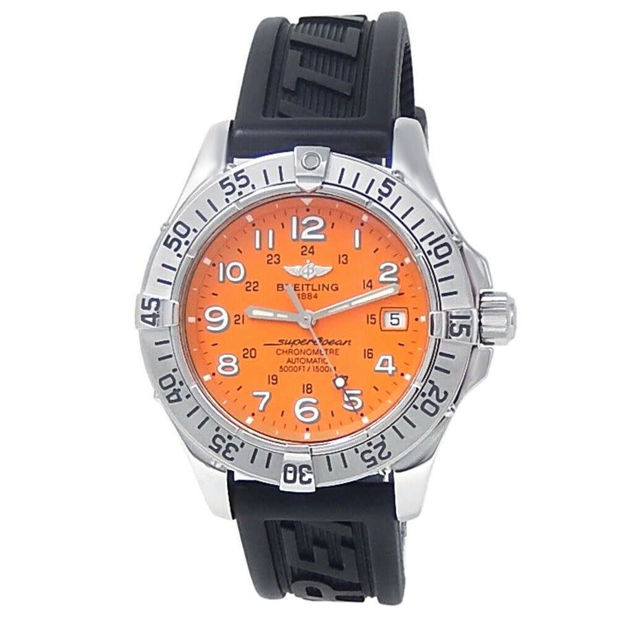 Breitling Pre-owned Breitling SuperOcean Automatic Chronometer Orange ...