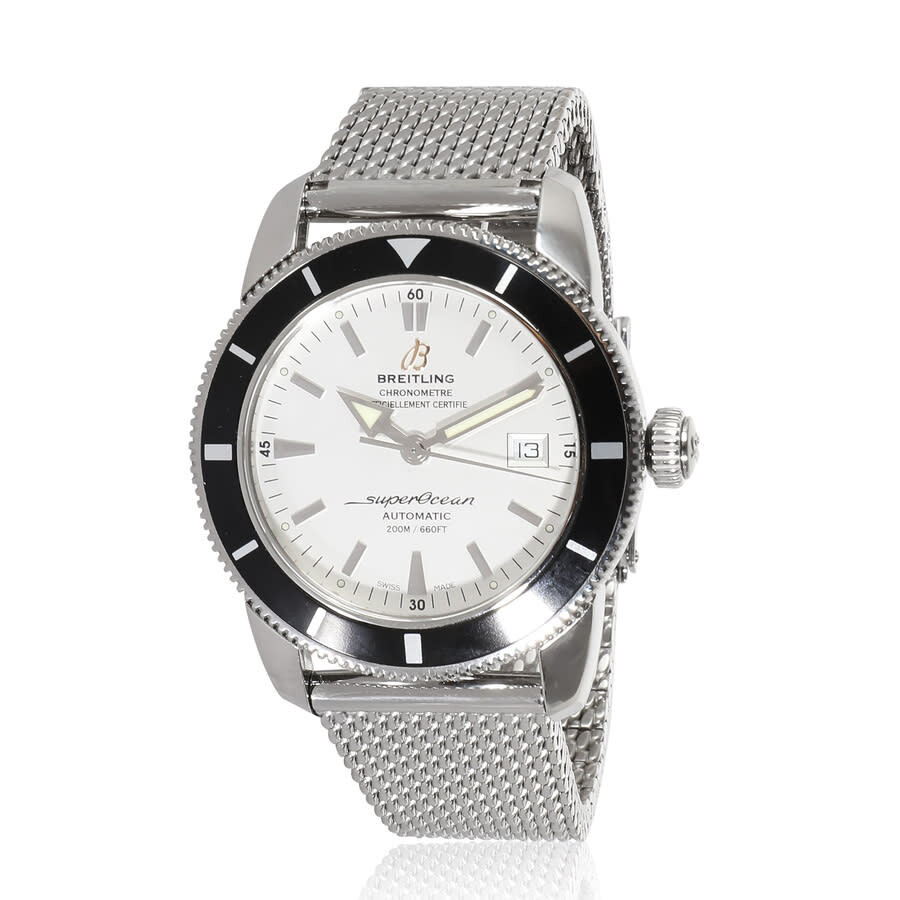 Breitling Pre-owned Breitling Superocean Automatic Chronometer Silver ...