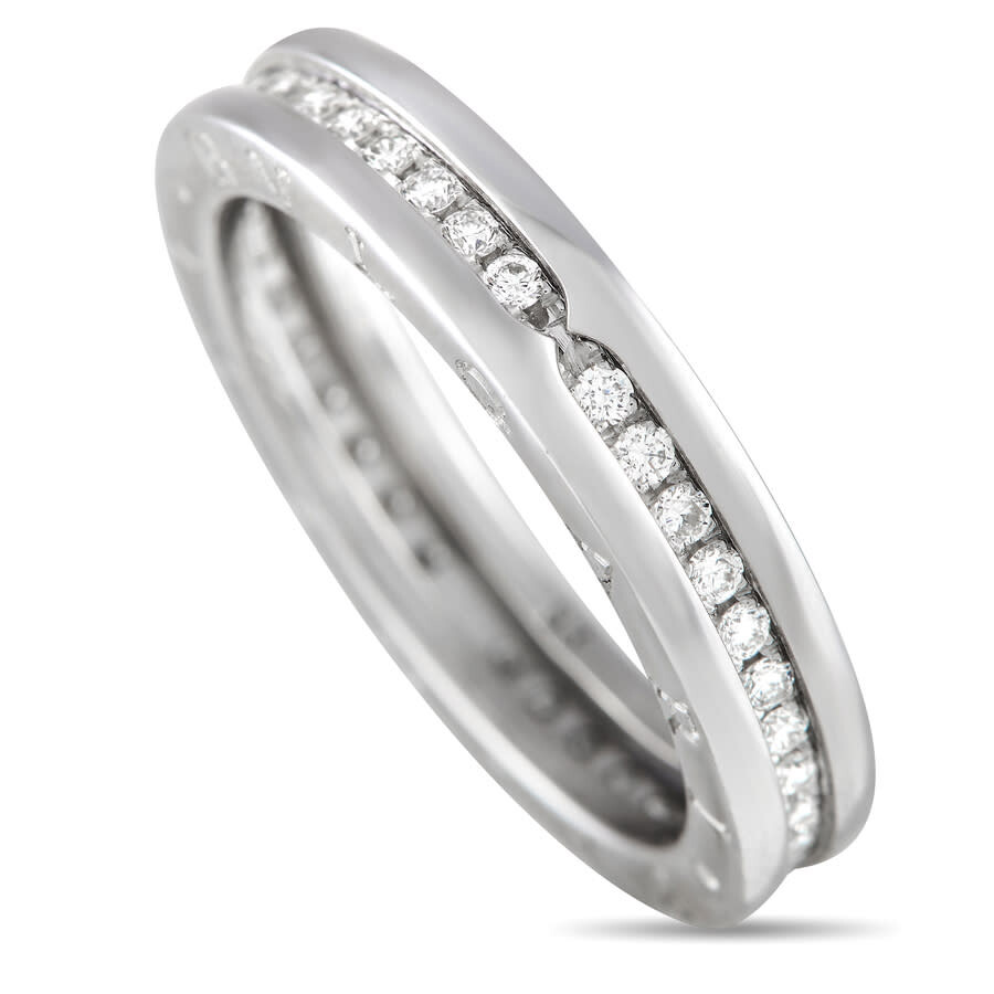 Bvlgari Pre-Owned Bvlgari B.Zero1 18K White Gold 0.57ct Diamond One ...