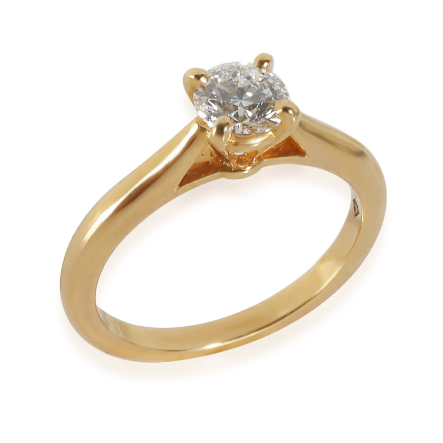Cartier Pre-Owned Cartier 1895 Solitaire Diamond Engagement Ring in 18k ...