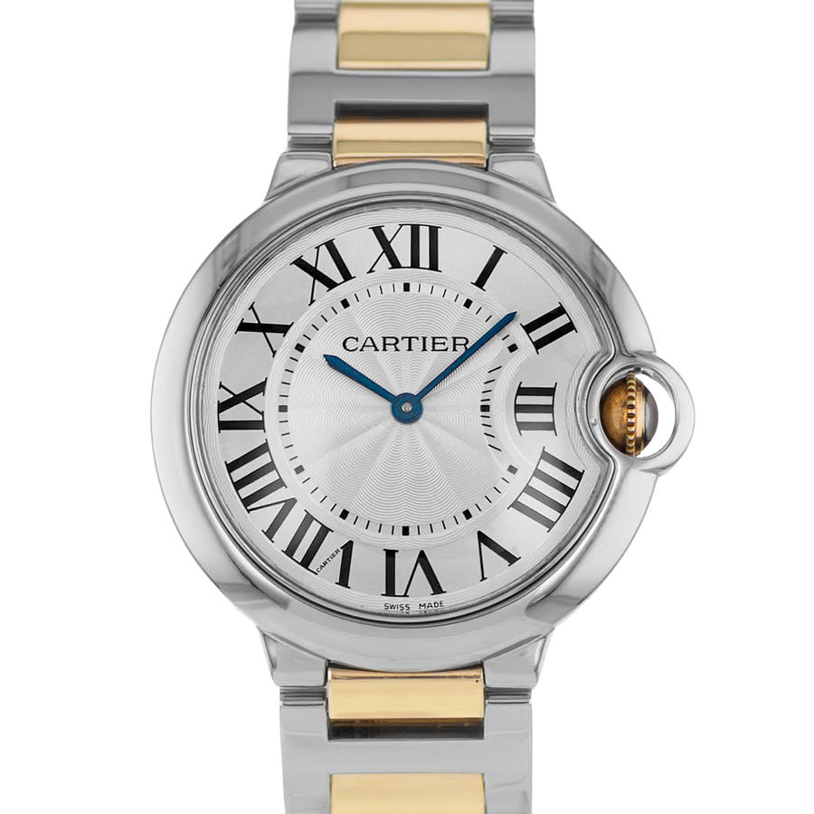 Cartier Pre-owned Cartier Ballon Bleu 36Mm Quartz Silver Dial Men's ...