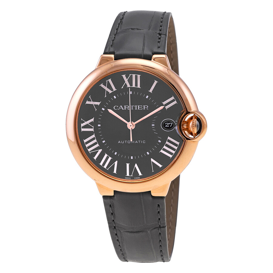 Cartier Pre-owned Cartier Ballon Bleu de Cartier Dark Gray Dial Men's ...