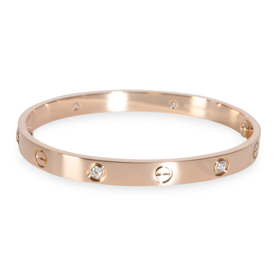 Cartier Pre-Owned Cartier Love Bracelet, 4 Diamonds (Rose Gold) 139988 ...