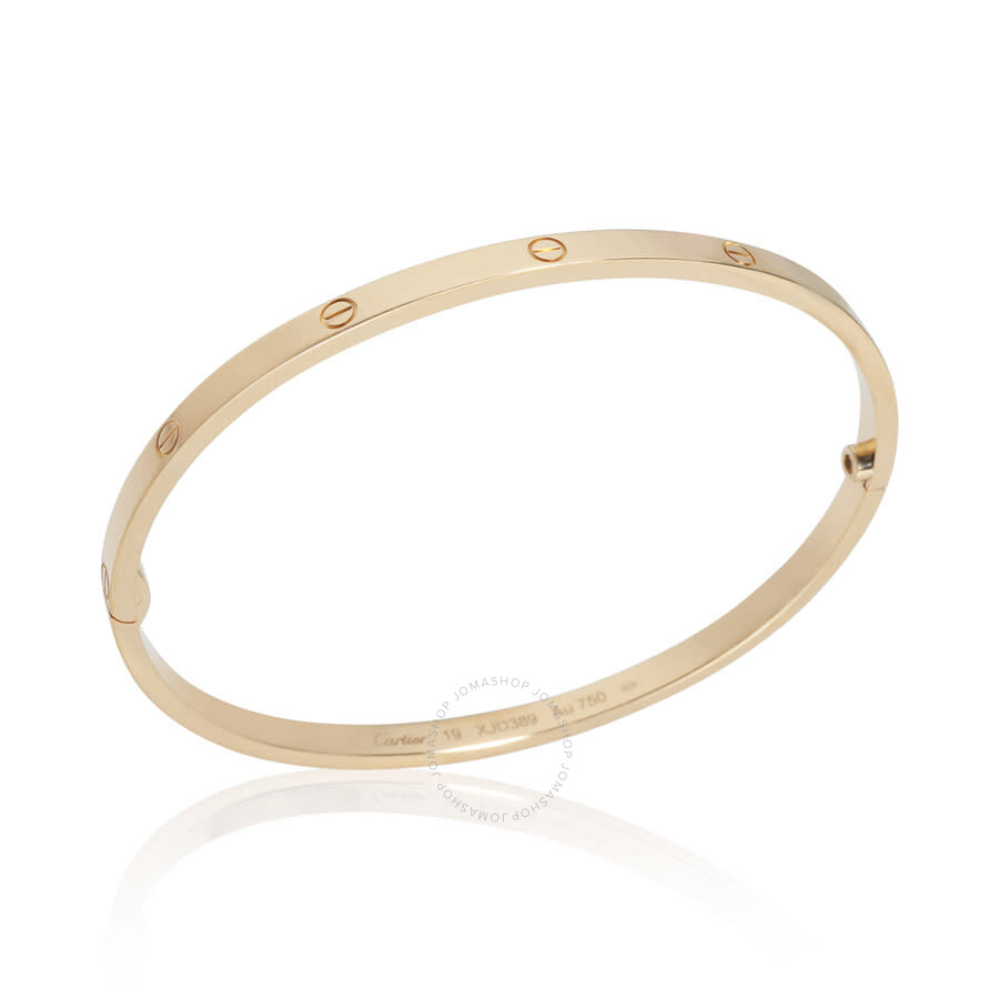 Pre Owned Cartier Love Bracelet Small Model Yellow Gold