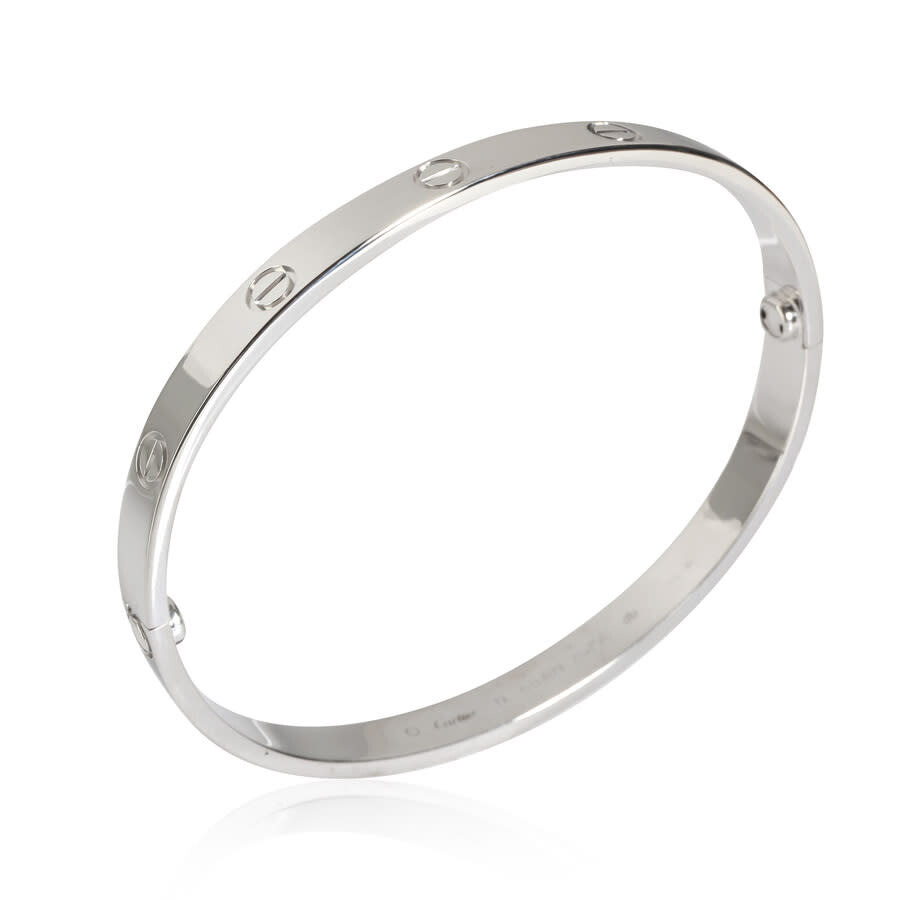 Cartier Pre-Owned Cartier Love Bracelet (White Gold) 135678 - Pre-Owned ...