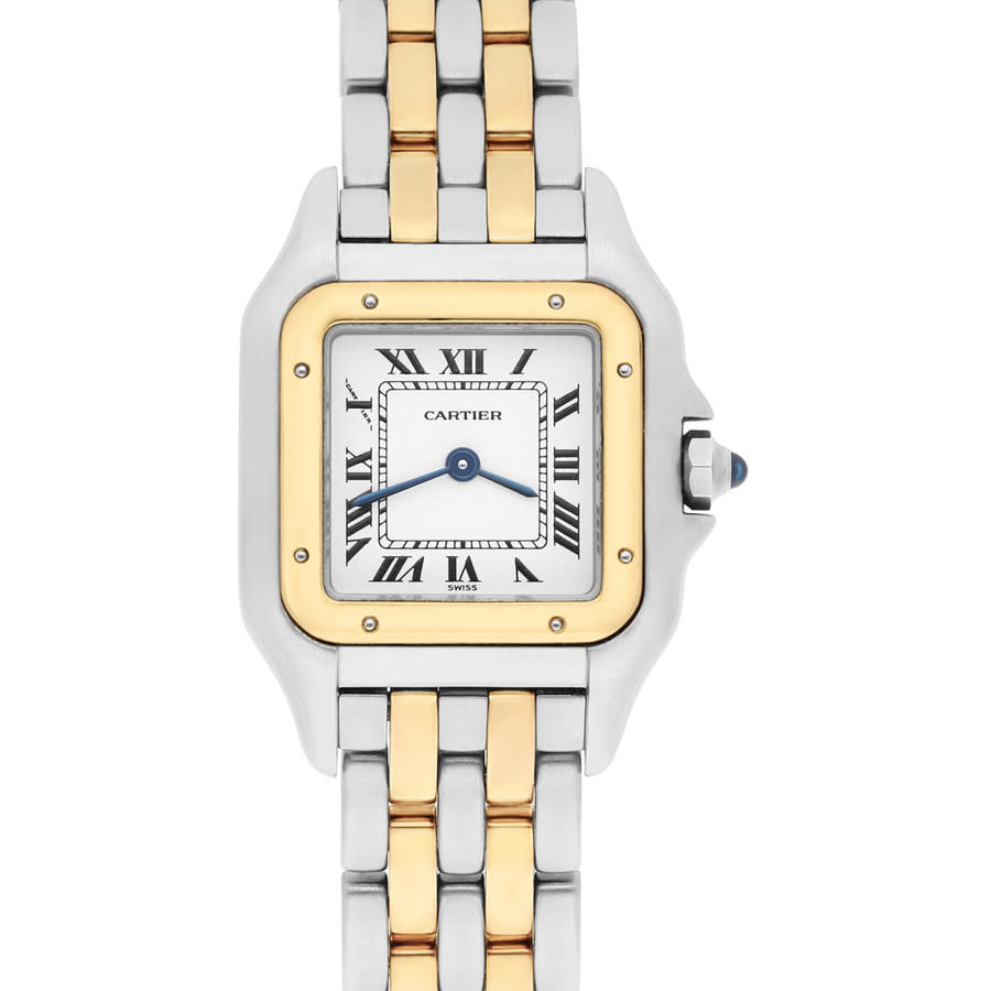 Cartier Pre-owned Cartier Panther Quartz White Dial Ladies Watch ...