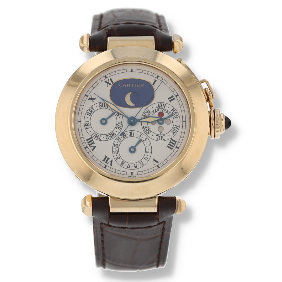 Cartier Pre-owned Cartier Pasha Perpetual Calendar Quartz Unisex Watch ...