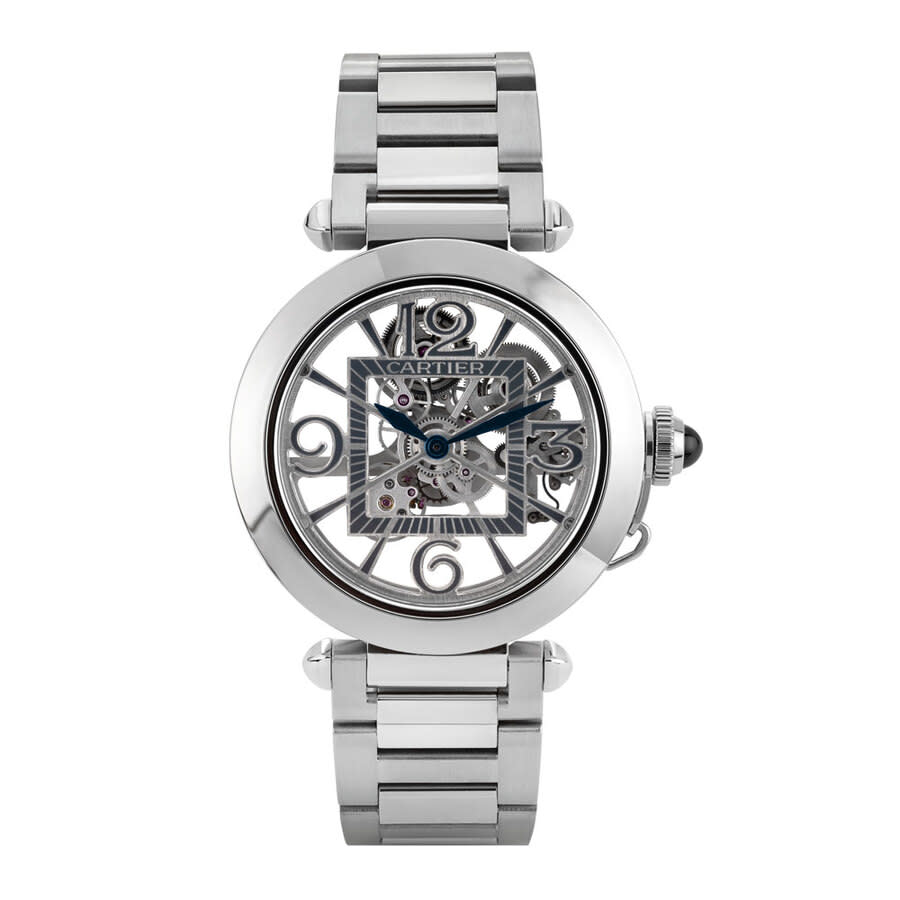 Cartier Pre-owned Cartier Pasha Transparent Dial Men's Watch WHPA0007 ...