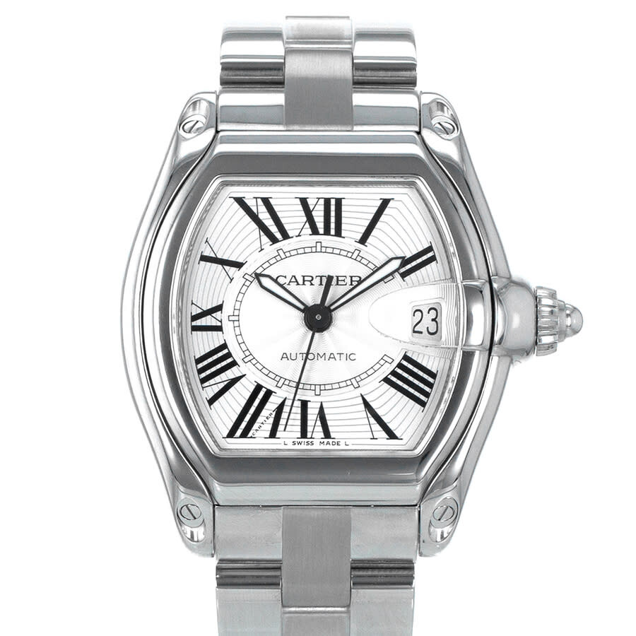 Cartier Pre-owned Cartier Roadster Automatic Silver Dial Men's Watch ...