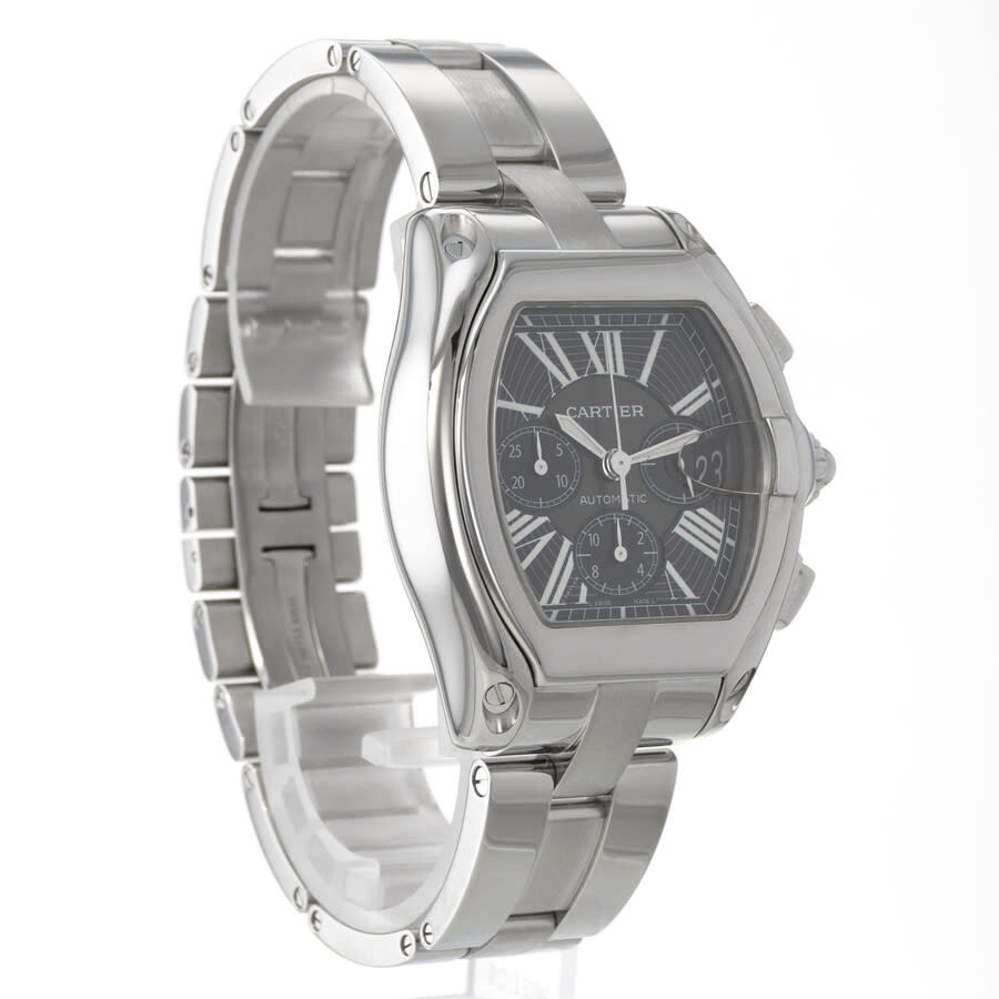 Cartier Pre-owned Cartier Roadster Chronograph Automatic Black Dial Men ...