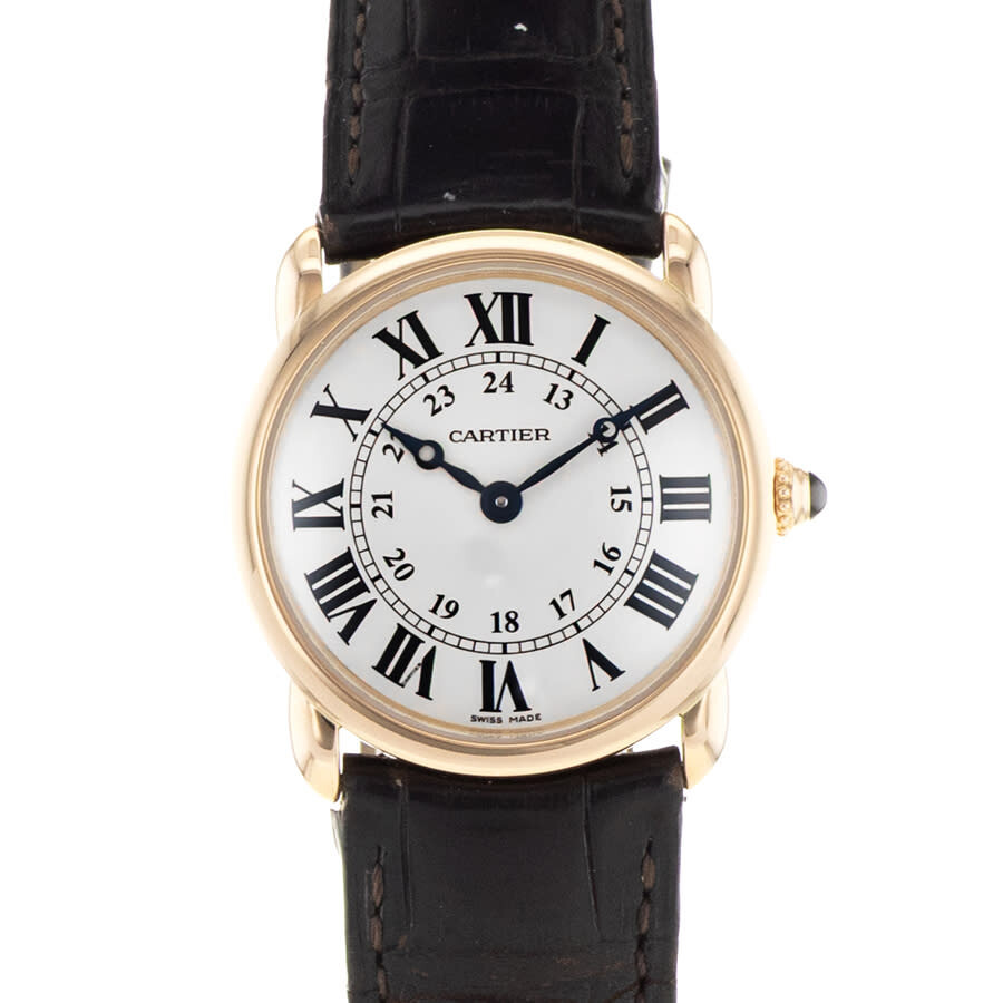Cartier Pre-owned Cartier Ronde Louis Quartz Silver Dial Ladies Watch ...