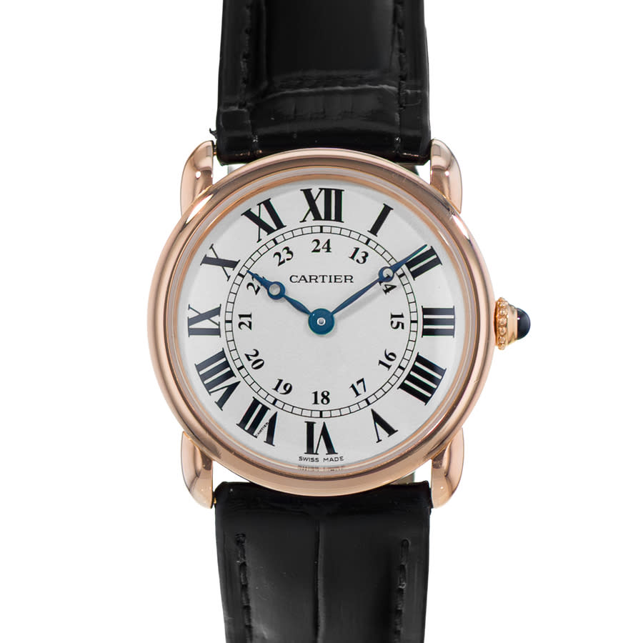 Cartier Pre-owned Cartier Ronde Louis Quartz Silver Dial Ladies Watch ...