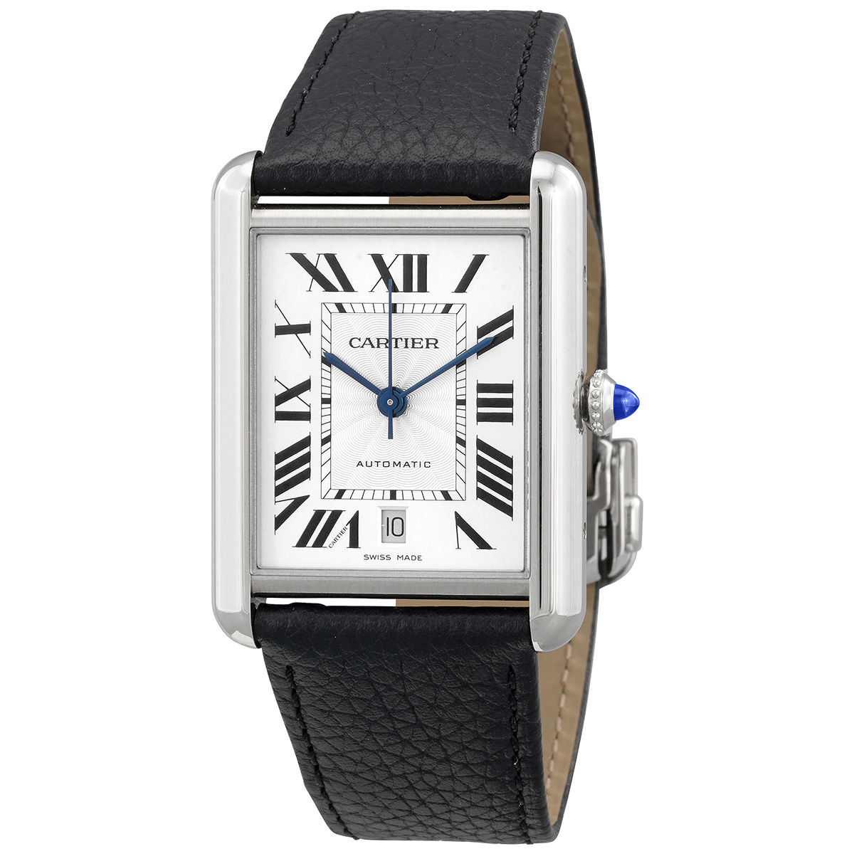 Cartier Pre-owned Cartier Tank Automatic Silver Dial Men's Watch ...