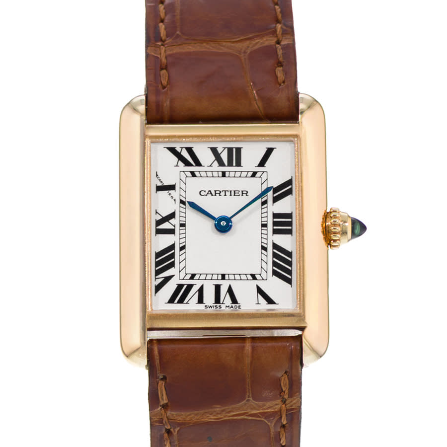 Cartier Pre-owned Cartier Tank Louis Quartz Silver Dial Ladies Watch ...