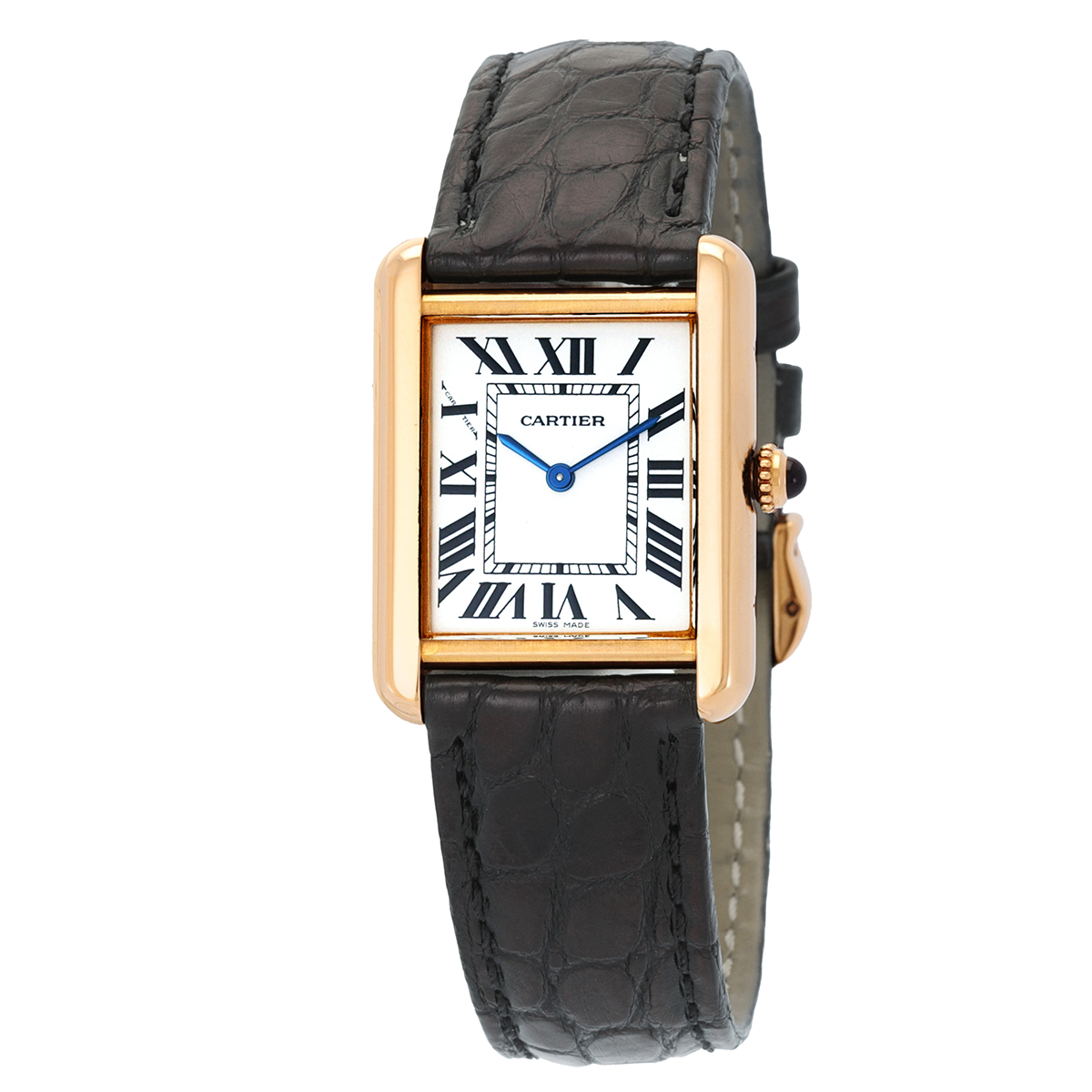 Cartier Pre-owned Cartier Tank Solo 18kt Yellow Gold and Steel Ladies ...