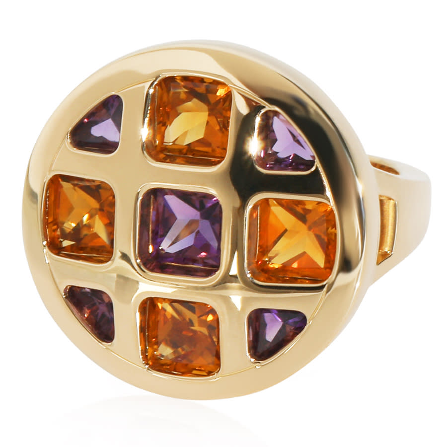 Cartier Pre-Owned Cartier Yellow Gold Citrine and Amethyst Pasha de ...