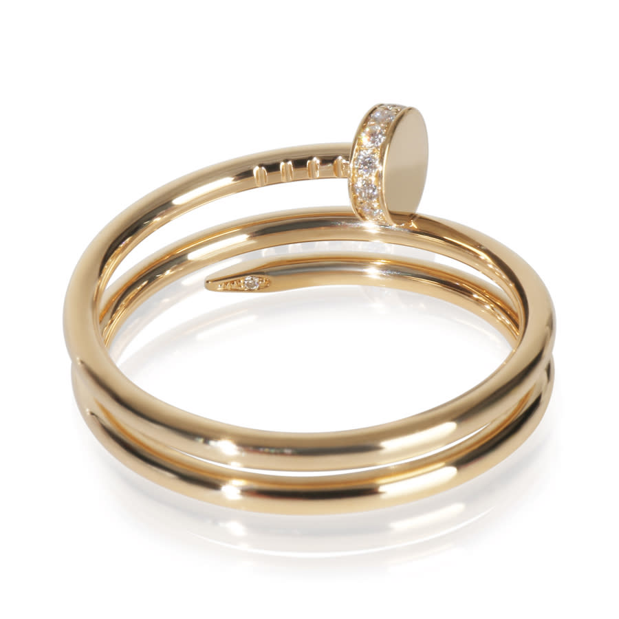 Cartier Pre-Owned Cartier Yellow Gold Juste Un Clou Double Ring 150908 ...