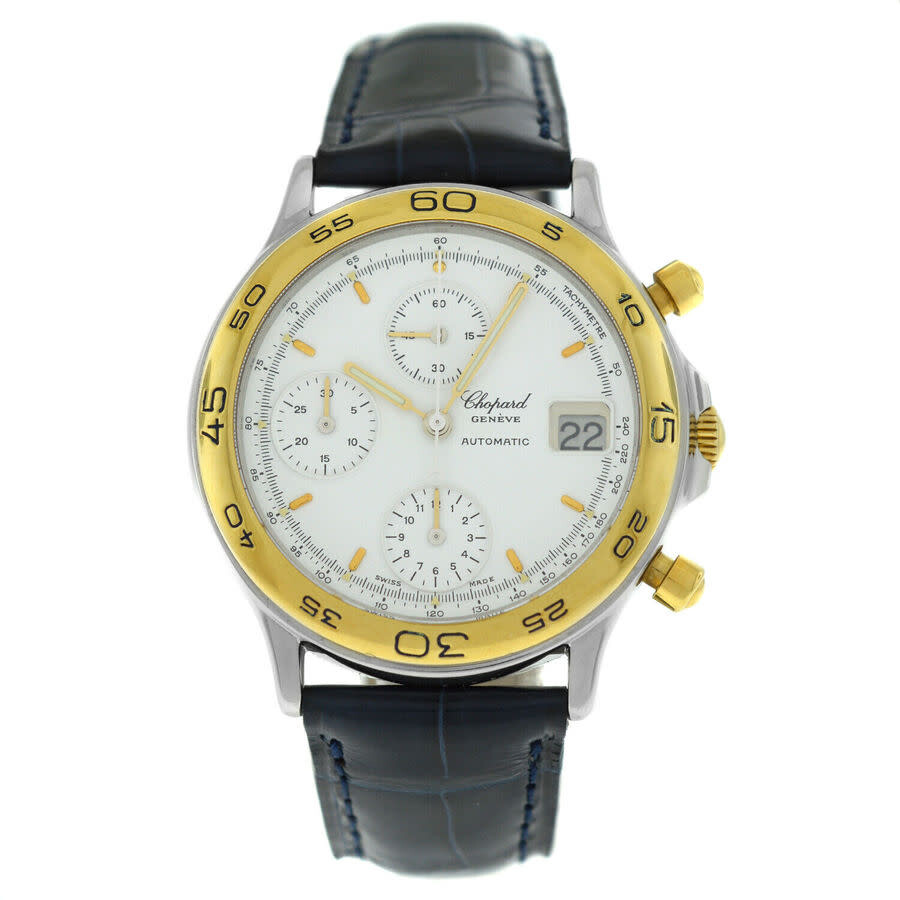 Chopard Pre-owned Chopard Chronograph Automatic White Dial Men's Watch ...