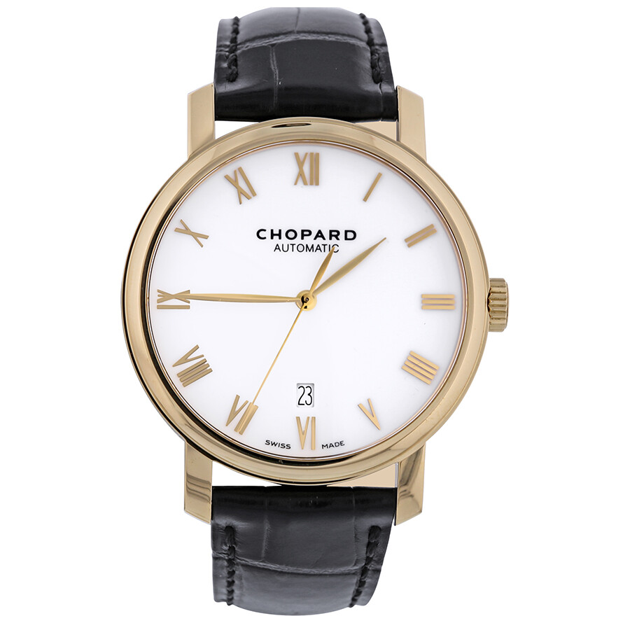 Chopard Pre-owned Chopard Classic Automatic White Dial 18kt Yellow Gold ...
