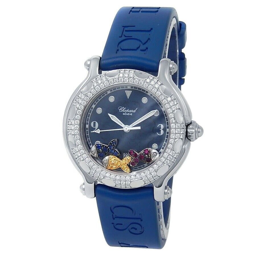 Chopard Pre-owned Chopard Happy Beach Quartz Diamond Ladies Watch ...