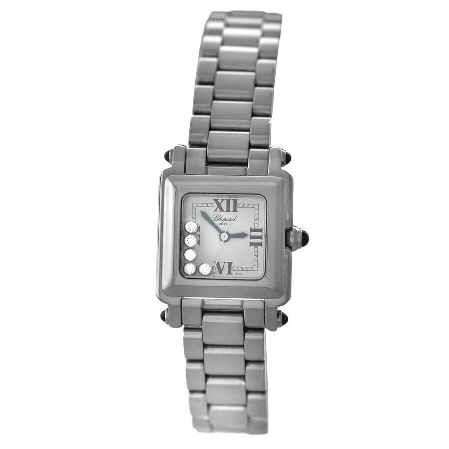 Chopard Pre-owned Chopard Happy Sport Black with 5 floating diamonds ...