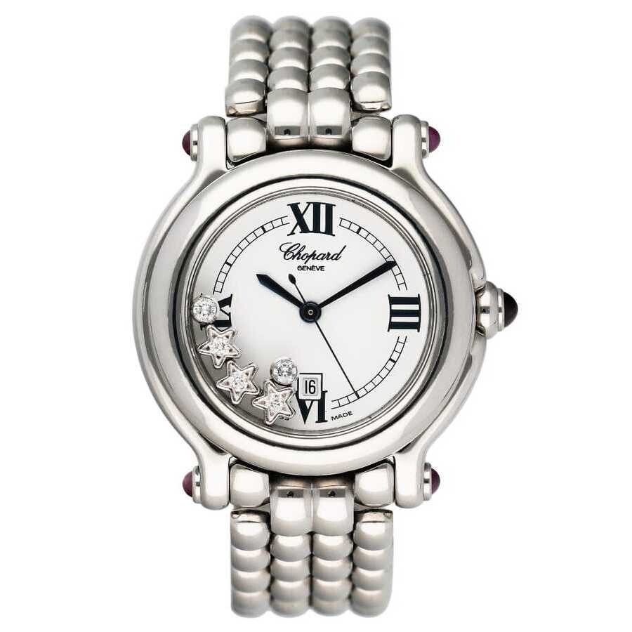 Chopard Pre-owned Chopard Happy Sport Quartz White Dial Ladies Watch 27 ...