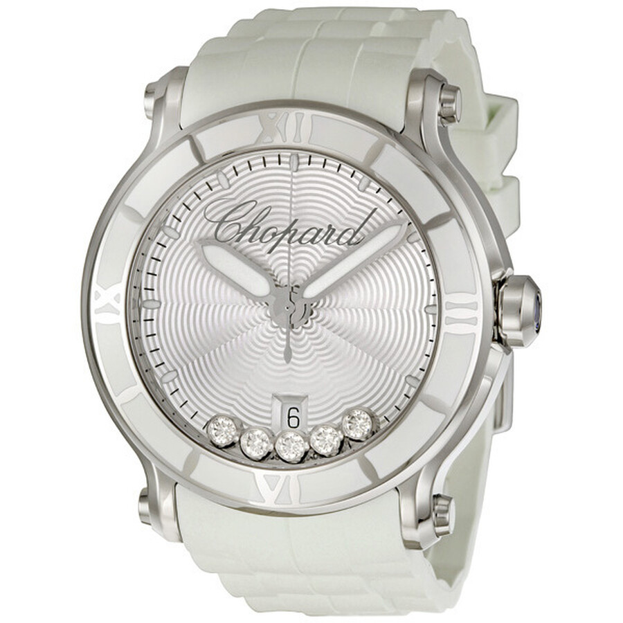 Chopard Pre-owned Chopard HAPPY SPORT XL Quartz Ladies Watch 288525-3002 - Pre-Owned Watches ...