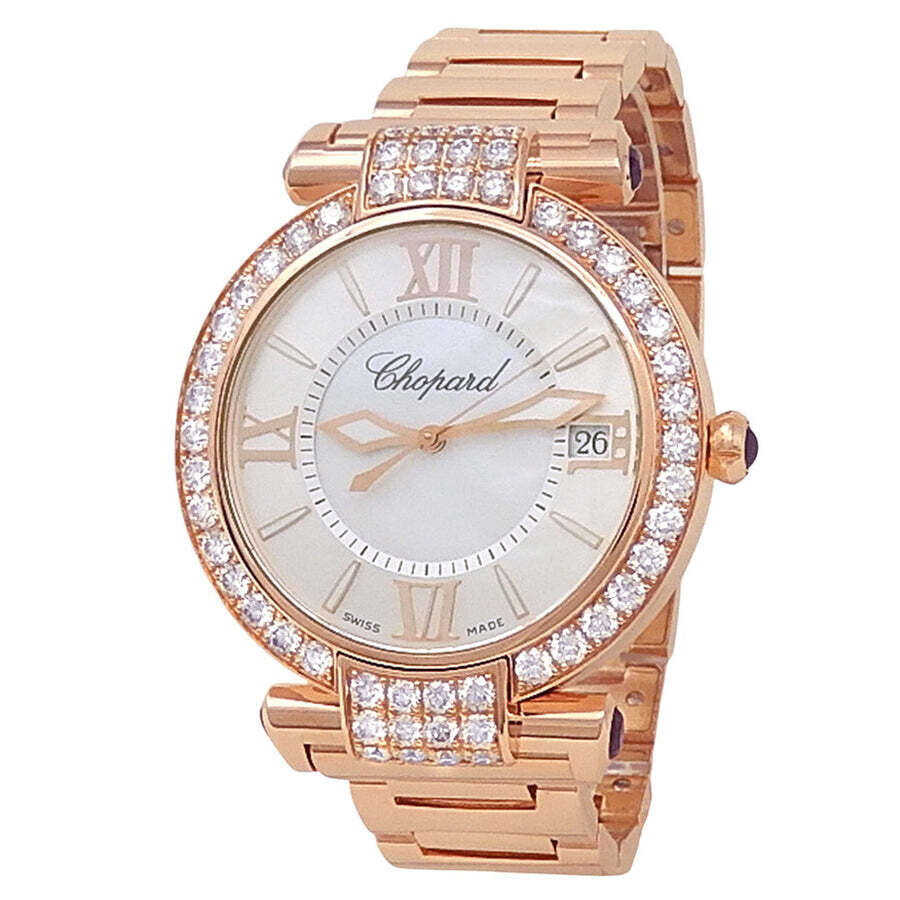 Chopard Pre-owned Chopard Imperiale Diamond Mother of Pearl Dial Ladies Watch 384241-5004 - Pre ...