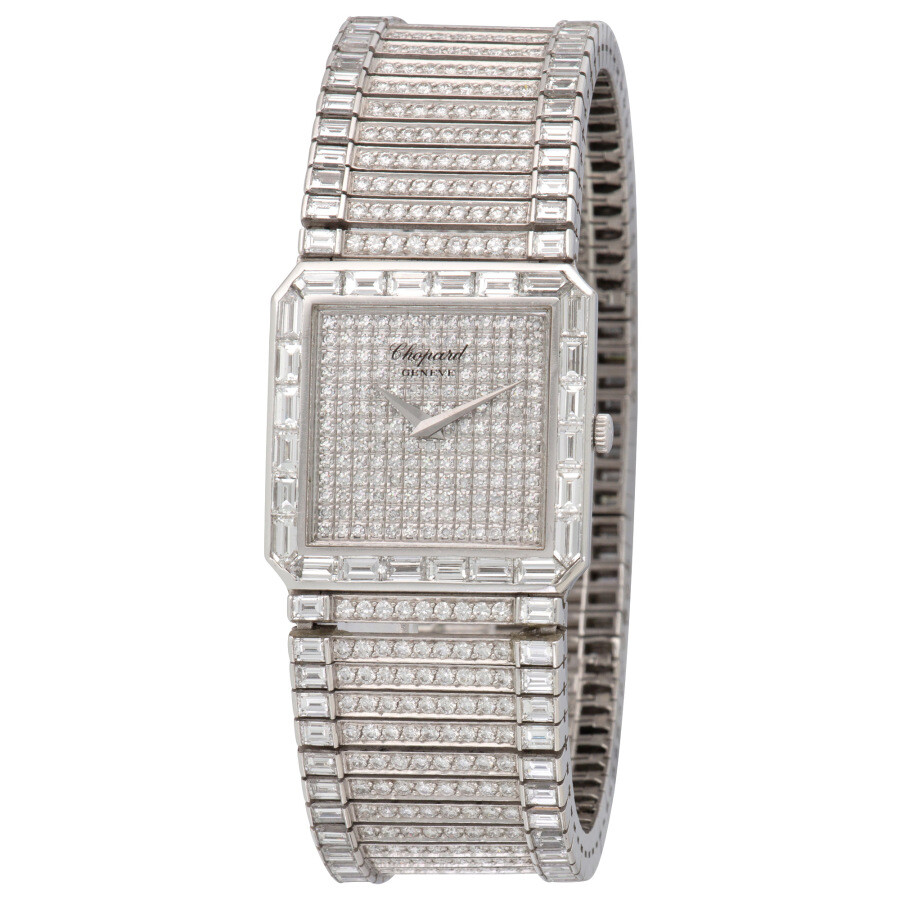 Chopard Pre-owned Chopard Vintage Hand Wind Diamond White Dial Unisex ...