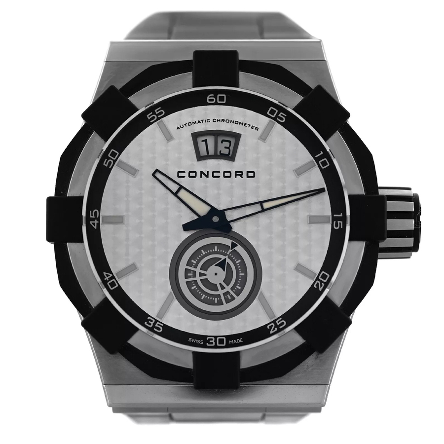 Concord Pre-owned Concord Chronometer Automatic Silver Dial Men's Watch ...