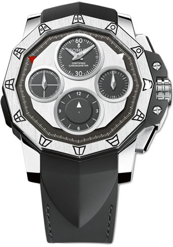 Corum Pre-owned Corum Admirals Cup Seafender Chronograph Grey Dial Men ...