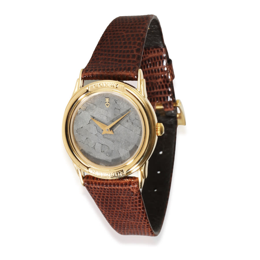 Corum Pre-owned Corum Meteorite Quartz Grey Dial Ladies Watch 47450.56 ...
