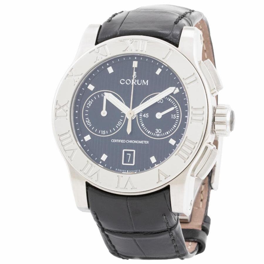 Corum Pre-owned Corum Romulus Automatic Black Dial Men's Watch 2.0012 ...