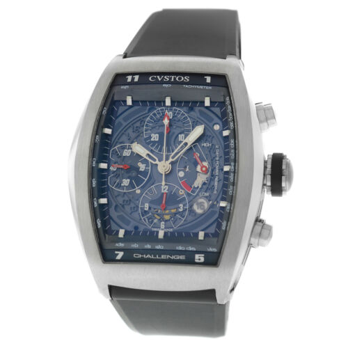 Cvstos Pre-owned Cvstos Challenge GT Chronograph Automatic Grey Dial ...