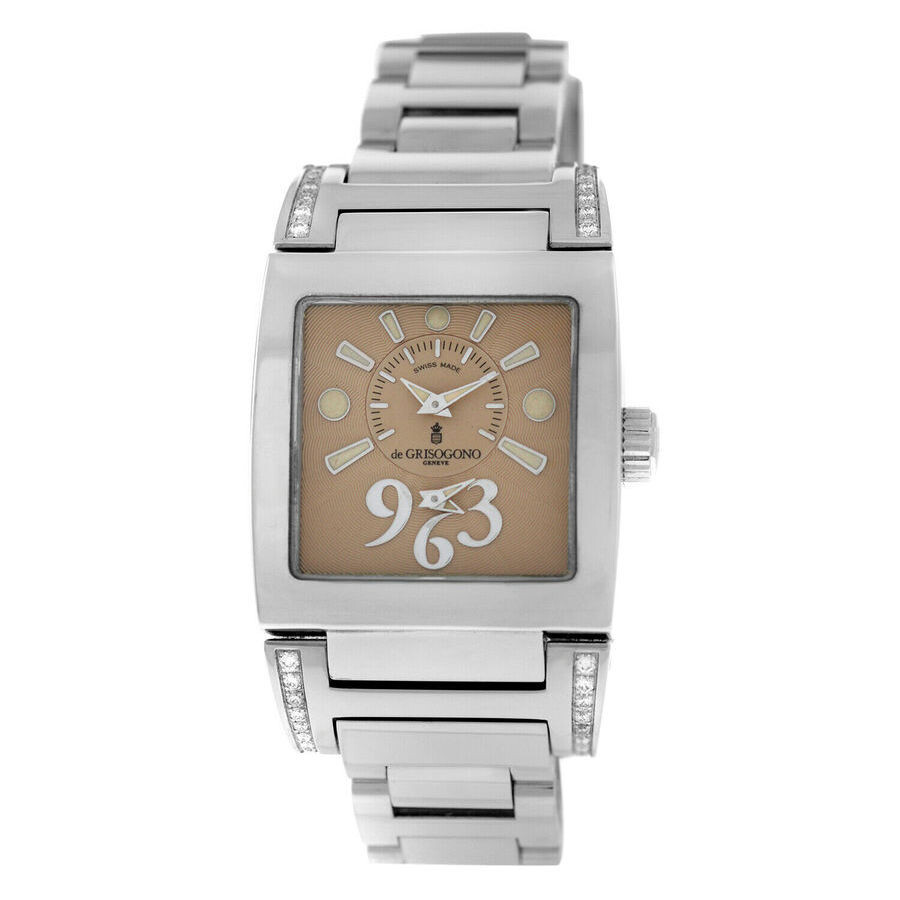 De Grisogono Pre-owned De Grisogono Tino Acier Quartz Ladies Watch N03 ...