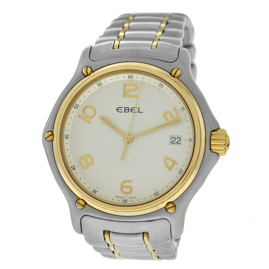 Ebel Pre-owned Ebel 1911 Quartz White Dial Men's Watch 1187241 - Pre ...