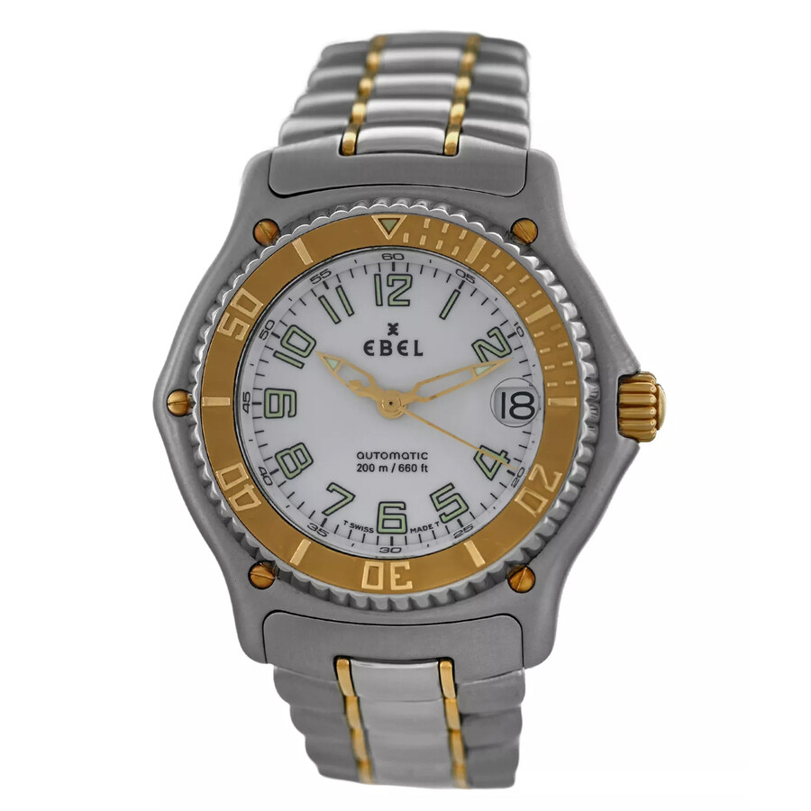 Ebel Pre-owned Ebel Discovery Automatic White Dial Men's Watch E1080341 ...