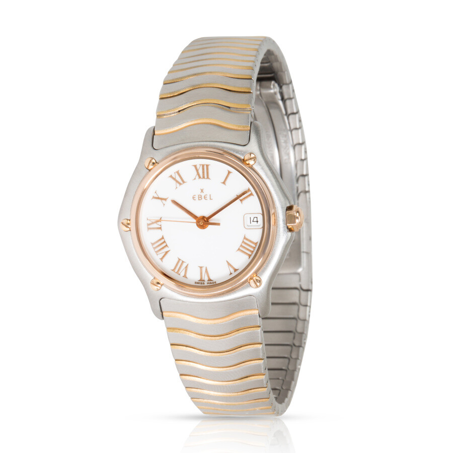 Ebel Pre-owned Ebel Wave White Dial Ladies Watch 1087123 - Ebel, Wave ...