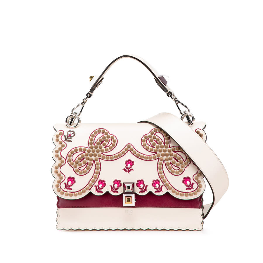 Fendi Pre-owned Fendi Medium Vitello Liberty Lucido Flowers and Bows ...