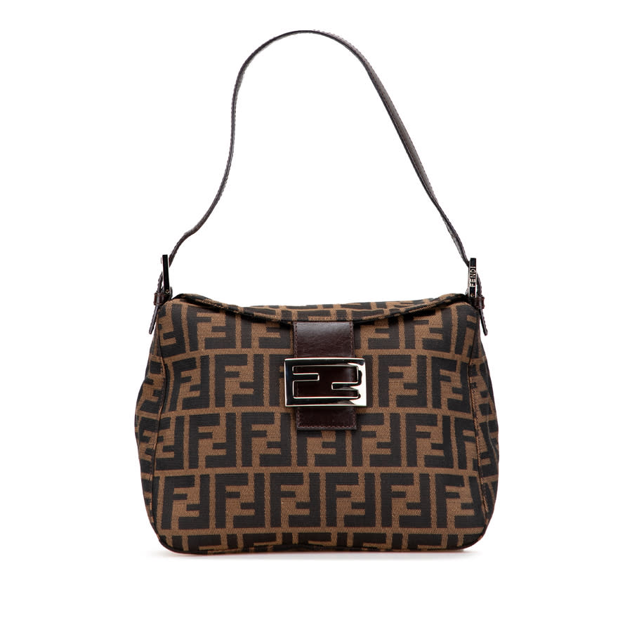 Fendi Pre-owned Fendi Zucca Canvas Double Flap Mamma 2228 25426 099 ...